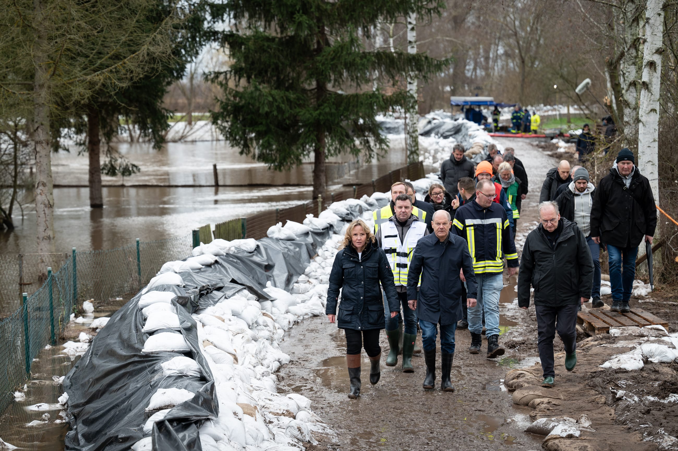 BMUKN: Steffi Lemke besucht Hochwassergebiet in Sachsen-Anhalt | Bildergalerie